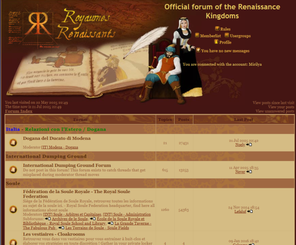 Forum 2 - Official Wiki of the Renaissance Kingdoms